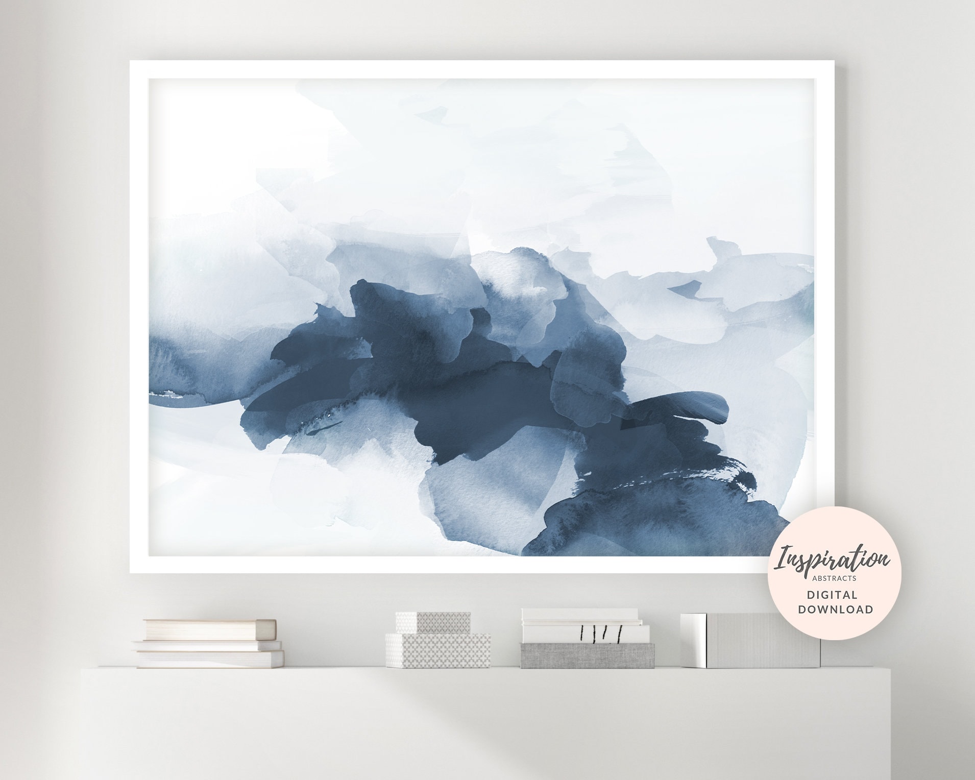 Abstract Landscape Minimal Abstract Painting Printable Art - Etsy