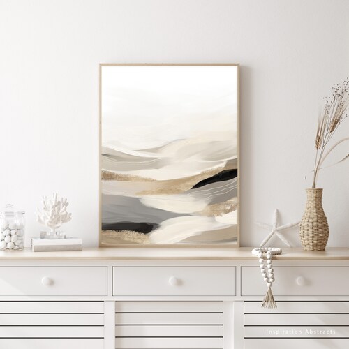 Neutral Tone Abstract Painting Printable Wall Art Mixed - Etsy UK