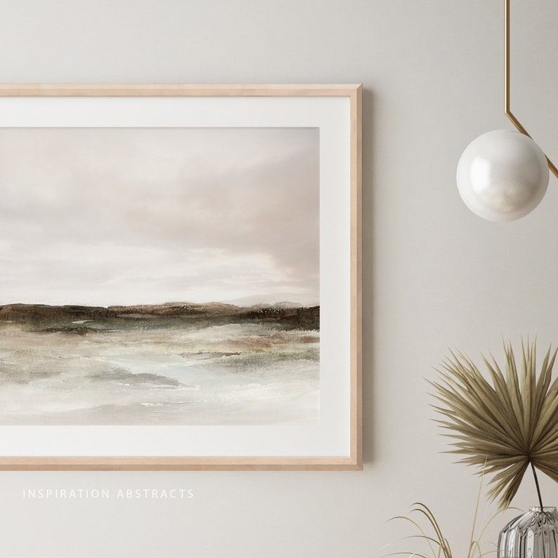 Moody Landscape Painting, 30x20 Printable Art, Abstract Landscape ...