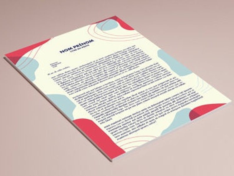 Cover Letter Personalized - Etsy