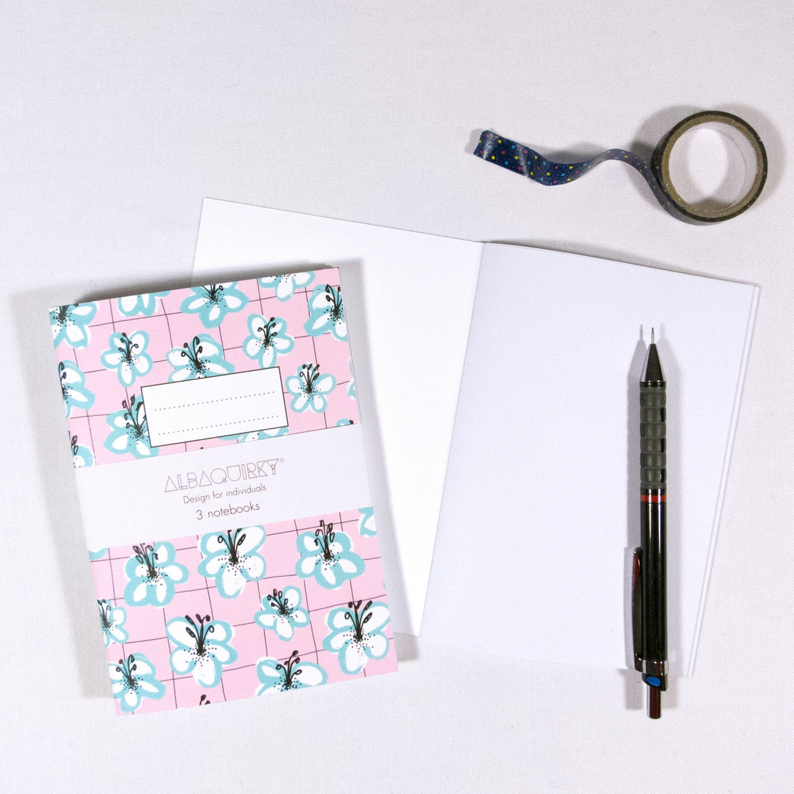 A6 Notebook Set - Blank Notebooks, Pocket Notebook, Note Pads, Travel ...