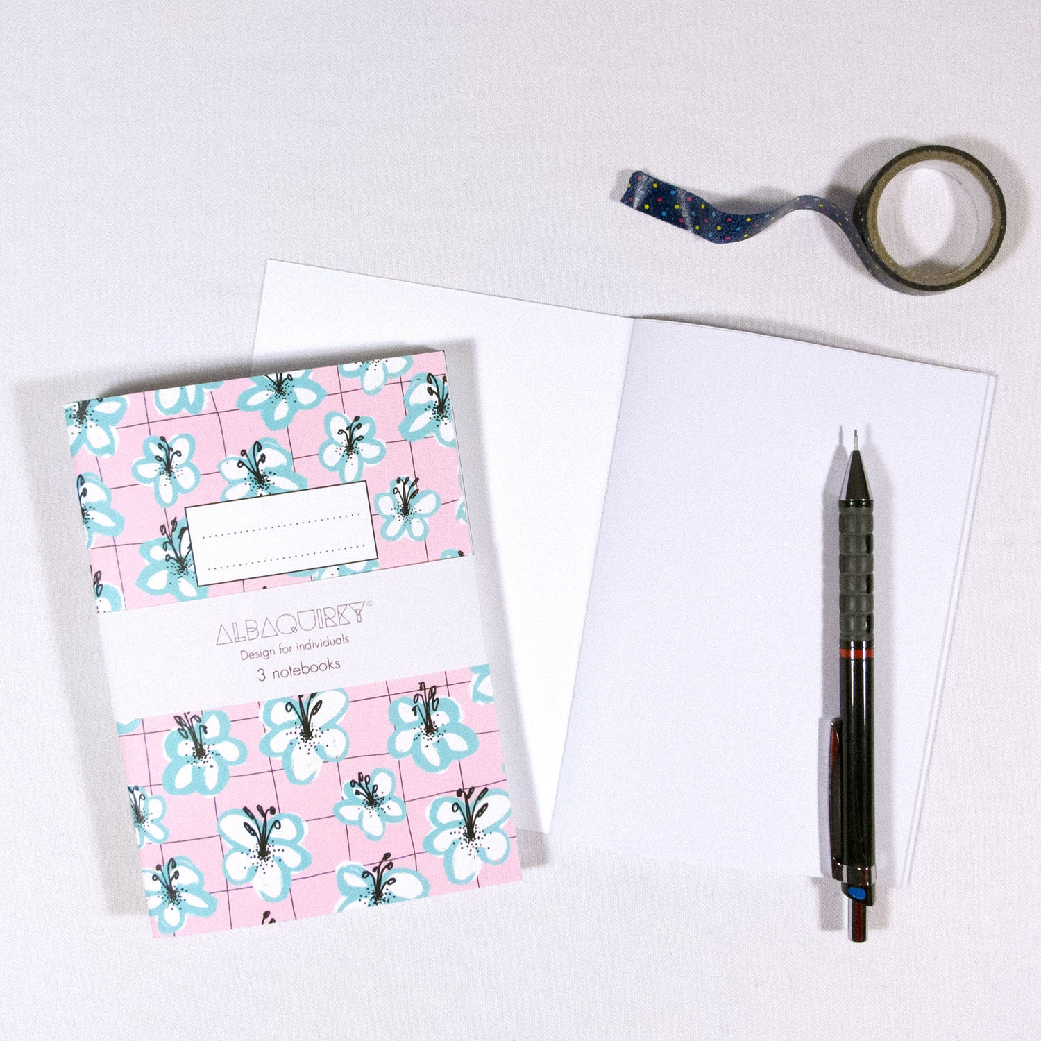 A6 Notebook Set - Blank Notebooks, Pocket Notebook, Note Pads, Travel ...