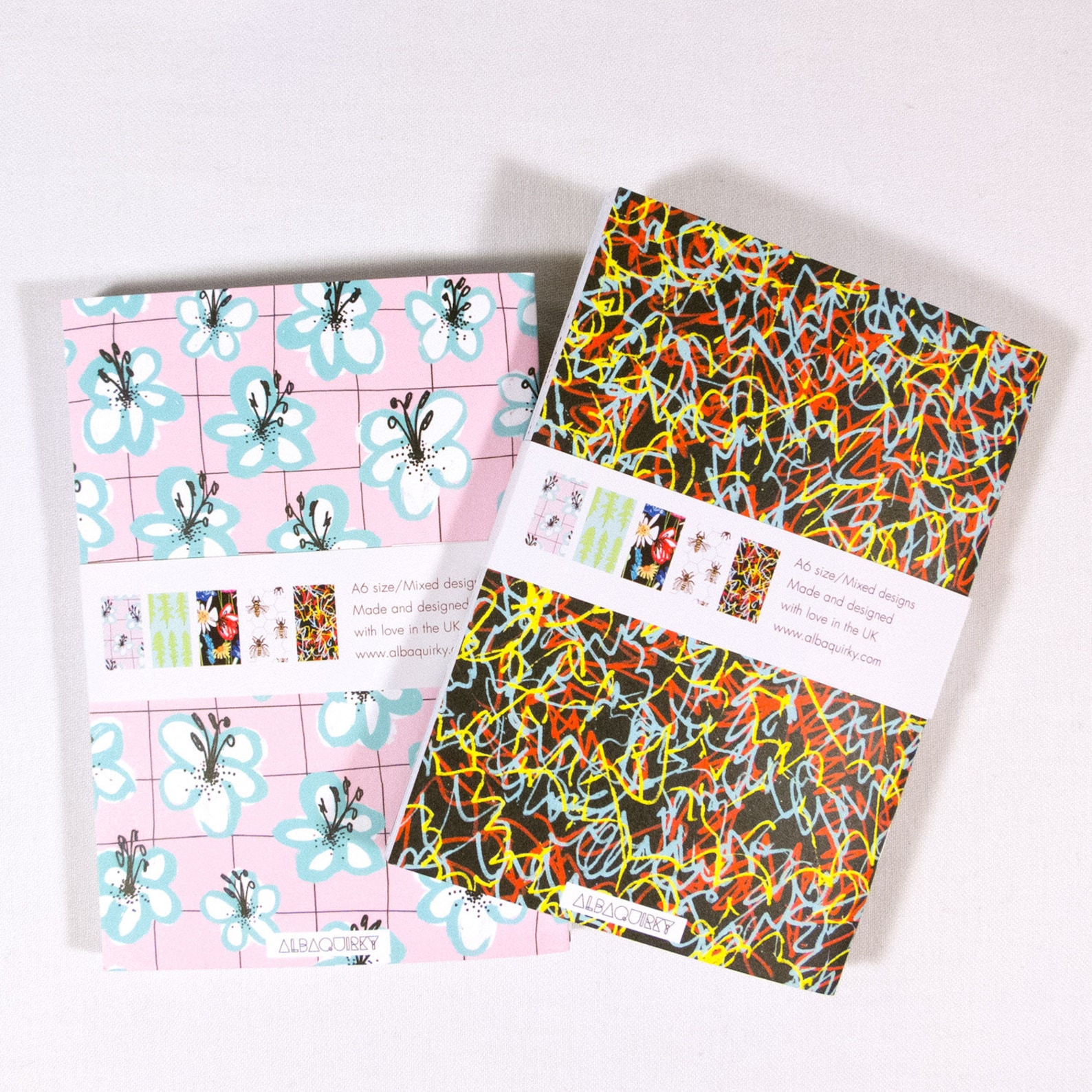 A6 Notebook Set - Blank Notebooks, Pocket Notebook, Note Pads, Travel ...