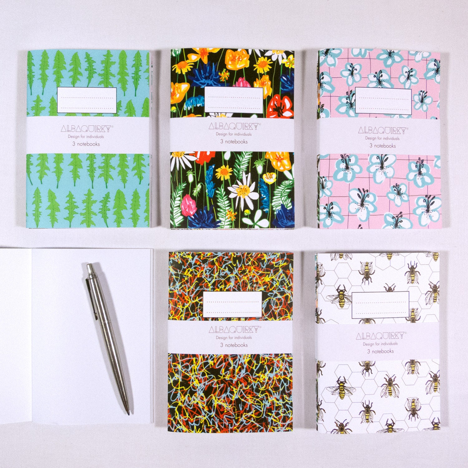 A6 Notebook Set - Blank Notebooks, Pocket Notebook, Note Pads, Travel ...
