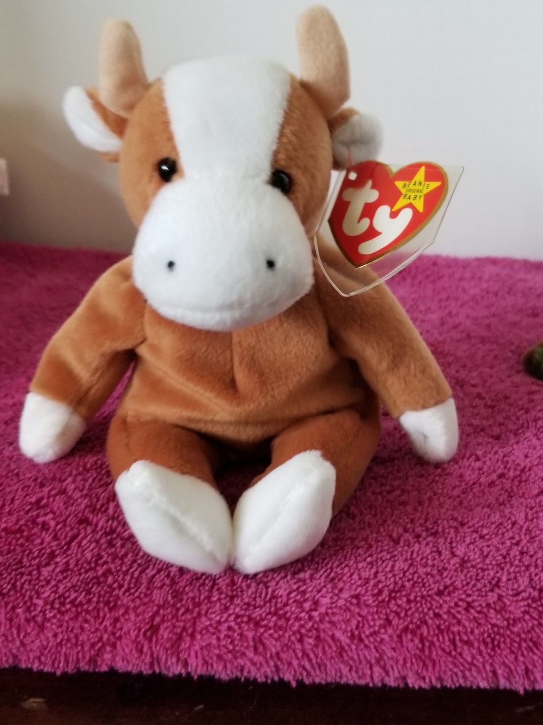 Beanie Baby Bessie the Cow Style 4009 - Etsy