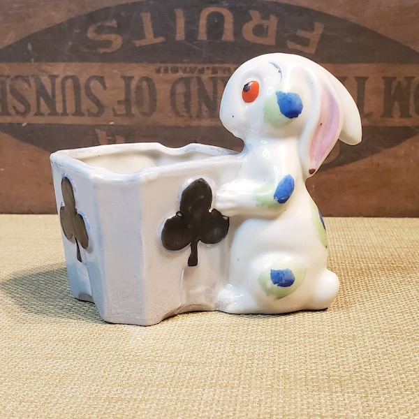 Rabbit Planter - Etsy