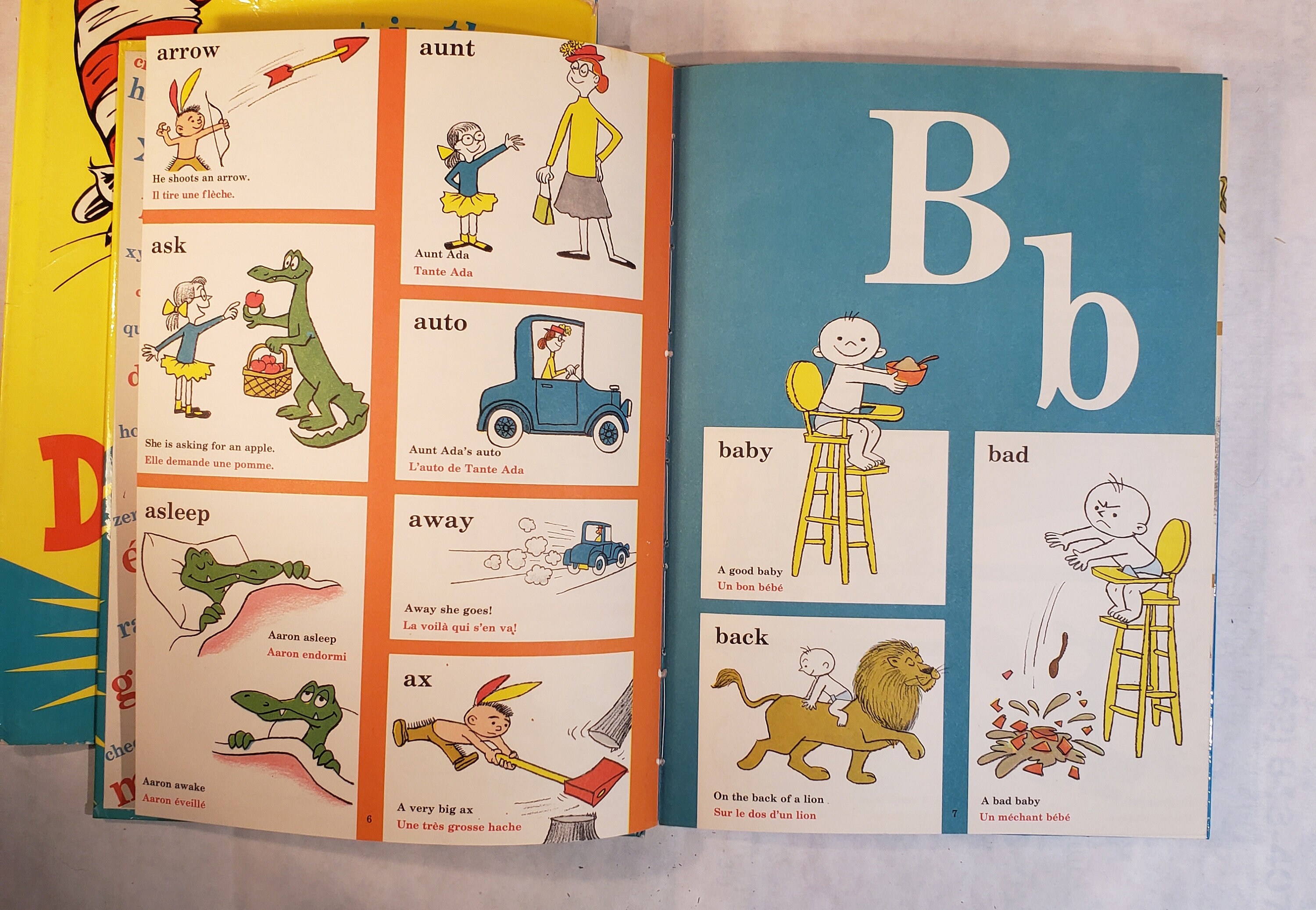 The Cat in the Hat Beginner Book Dictionary in French 1965 - Etsy