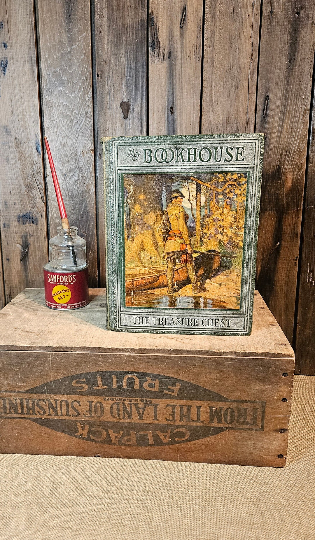 Vintage Book ~ My Book House - the Treasure Chest ~ Edited by Olive ...