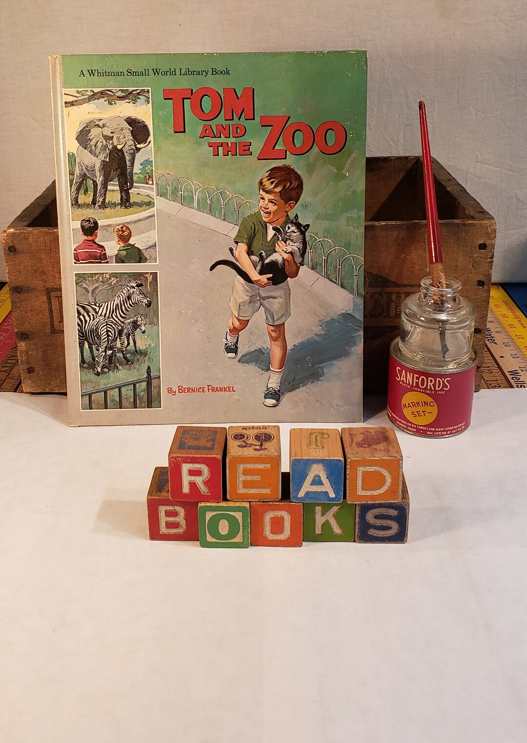Tom and the Zoo A Whitman Small World Library Book Written by Bernice ...