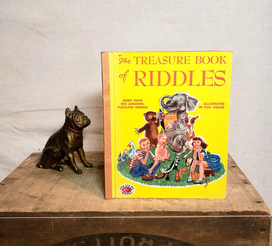 The Treasure Book of Riddles - Compiled by Robert North ~ Illustrated ...