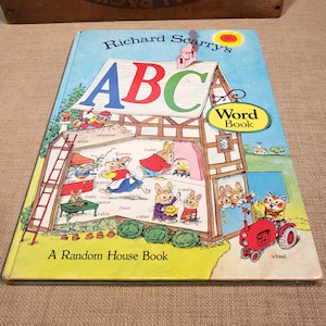 Richard Scarry's ABC Word Book ~ Vintage Children's Book ~ Pictures by ...