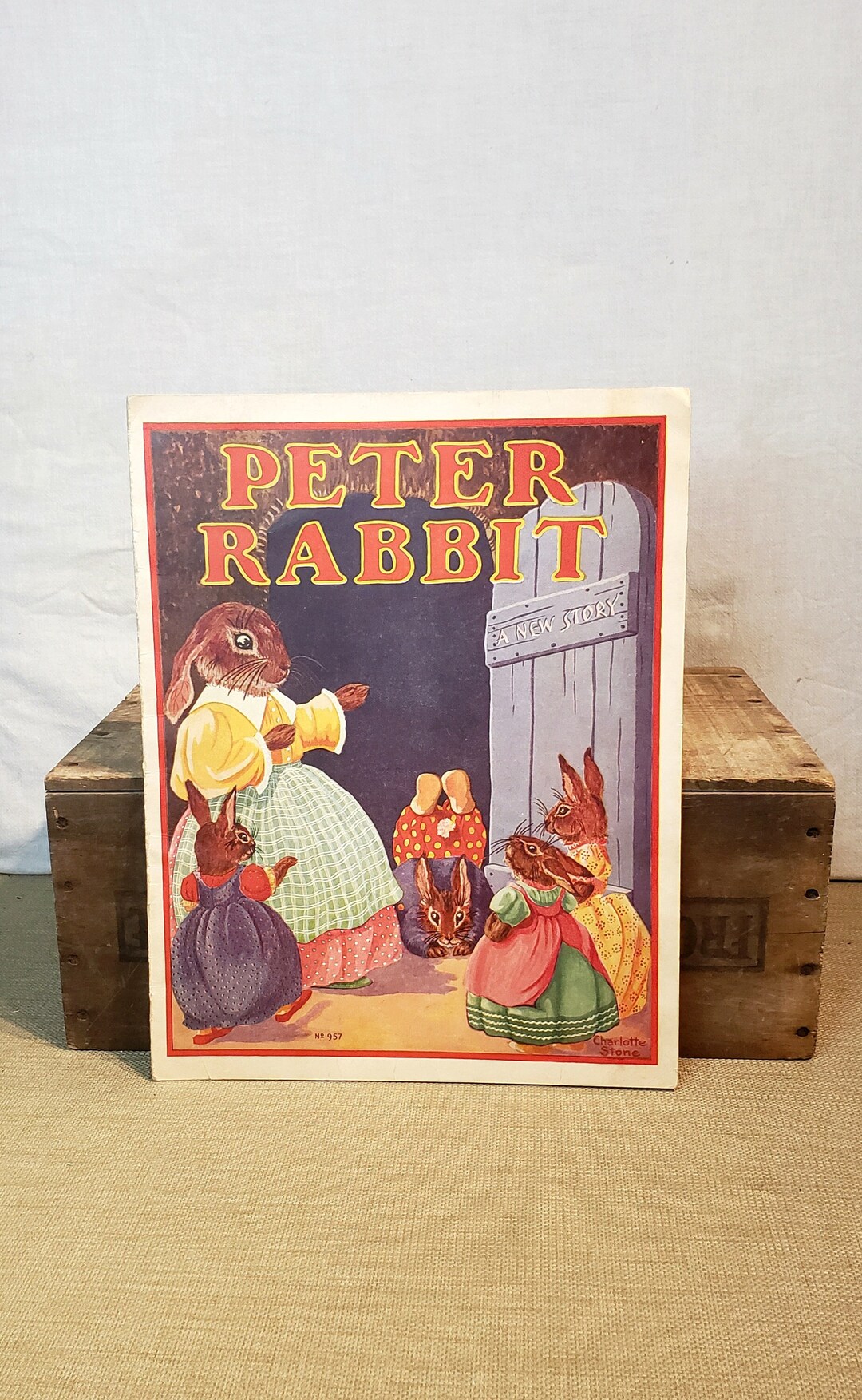 A New Story of PETER RABBIT ~ Written by Beatrix Potter ~ Illustrated ...