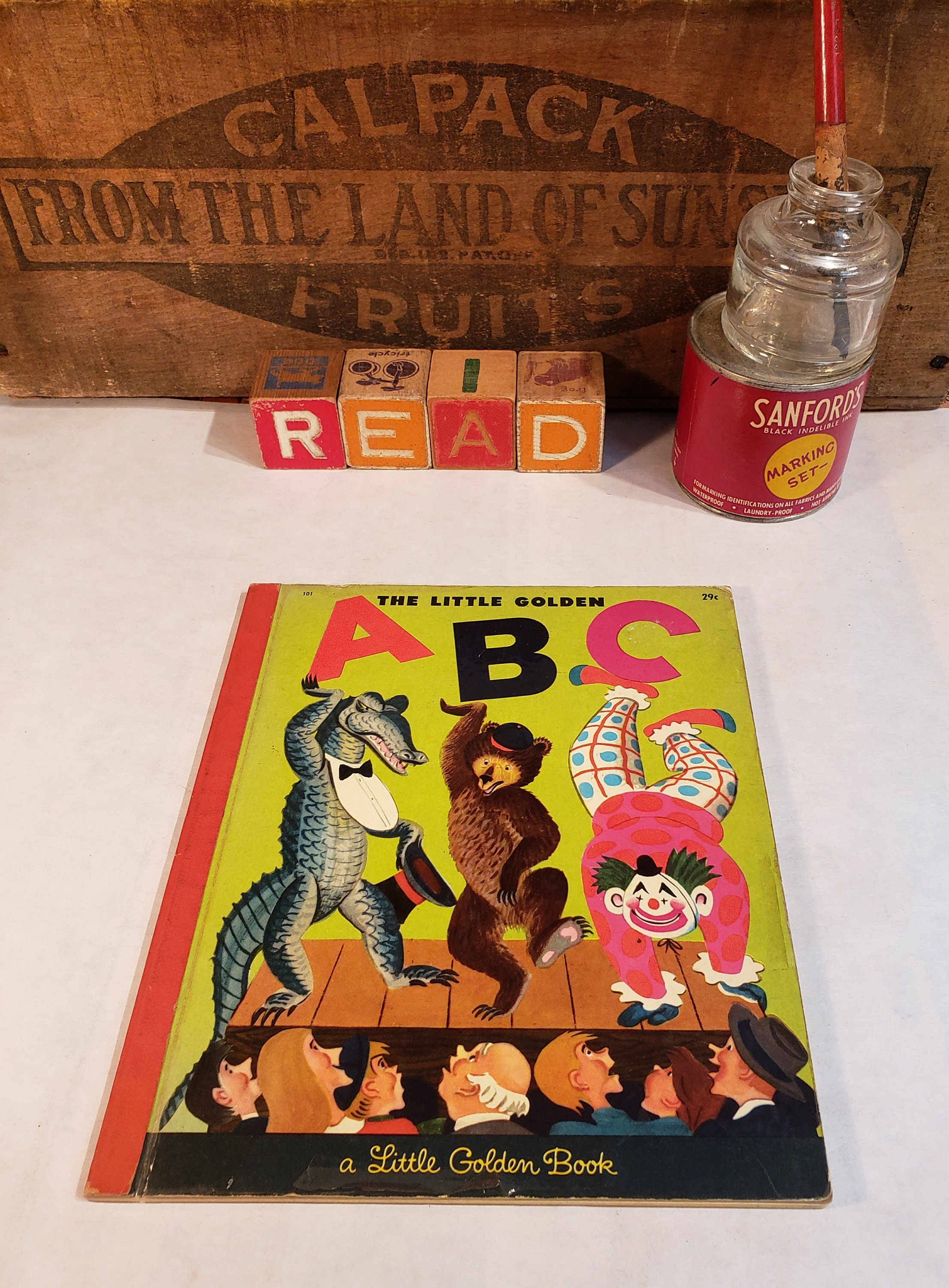 The Little Golden A B C ~ A Little Golden Book ~ Pictures by Cornelius ...