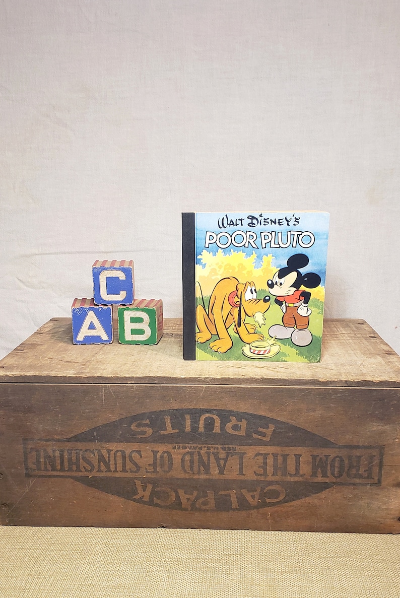 Walt Disney's POOR PLUTO ~ Vintage Book ~ 1948 - Etsy