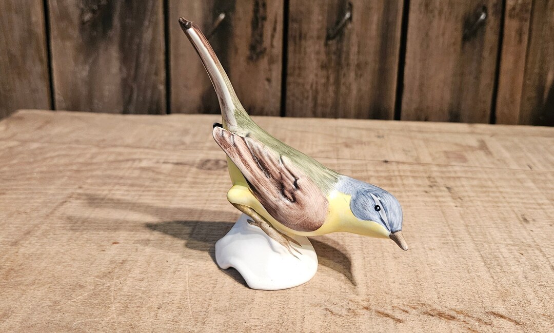 Vintage Goebel Western Yellow Wagtail Bird Porcelain Figurine ~ Style ...
