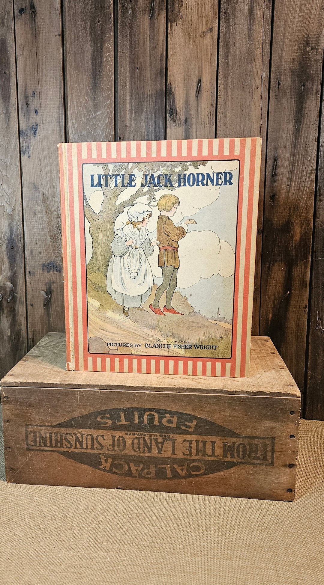 Antique Book ~ Little Jack Horner ~ Goosey Goosey Gander Series ...