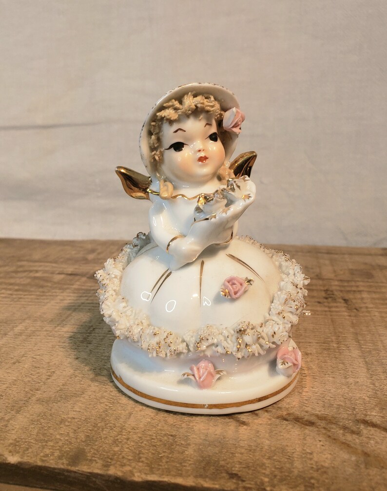 Vintage Lefton June Bride Angel Figurine Spaghetti Angel - Etsy
