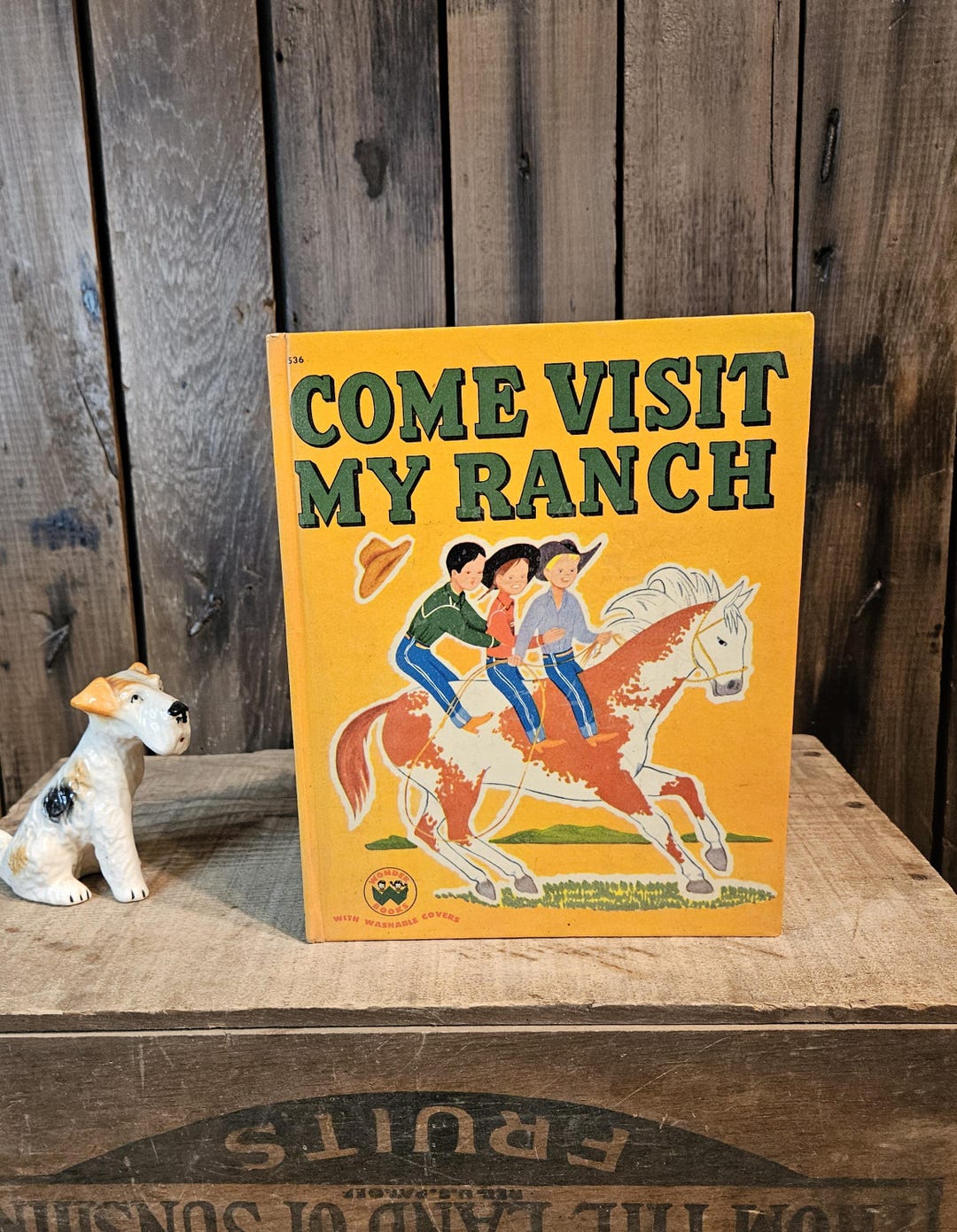 Come Visit My Ranch ~ Story and Illustrations by Baldwin Hawes ~ 1950 ...