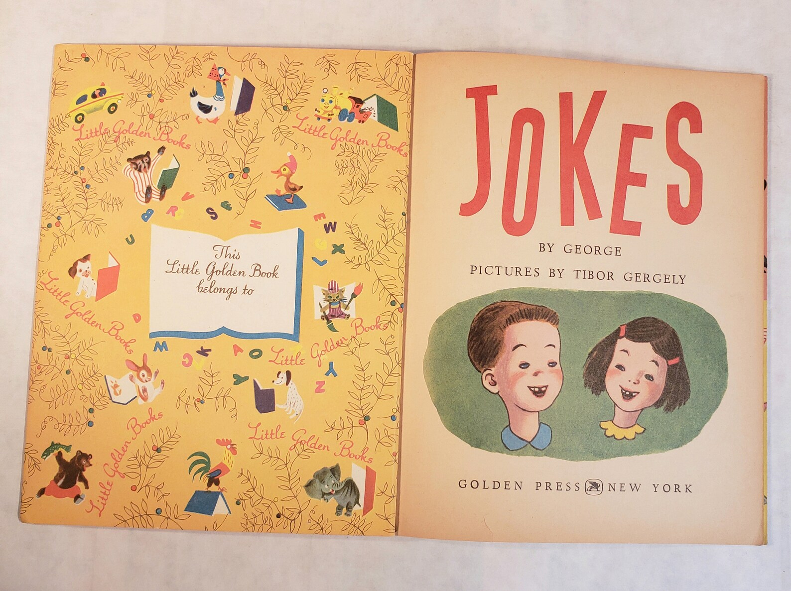 My Little Golden Book of Jokes ~ Written by George ~ Illustrated by ...