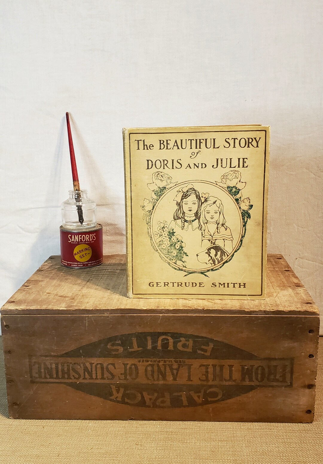 RARE Antique Book ~ the Beautiful Story of Doris and Julie ~ Written by ...