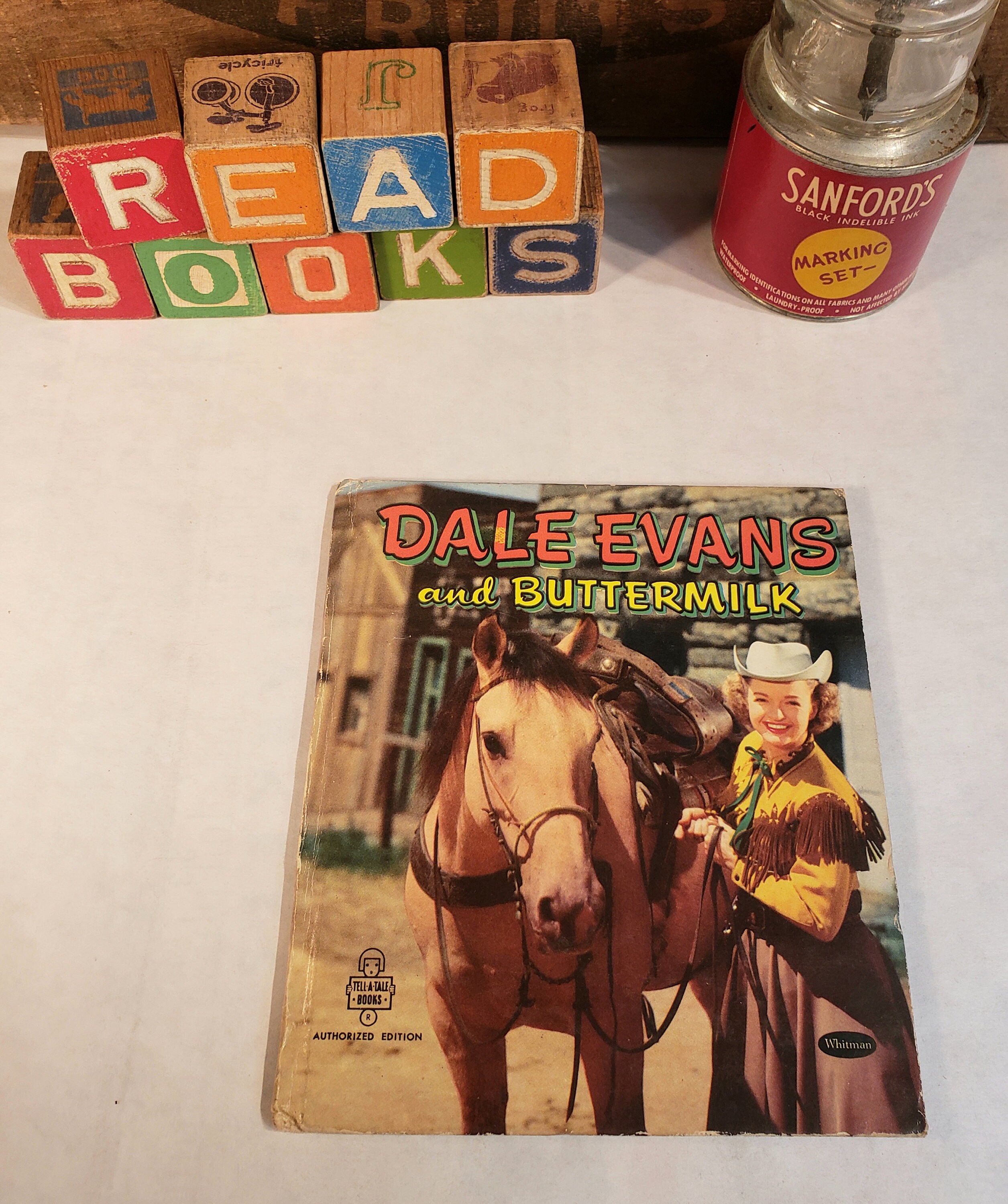 Vintage Tell-a-tale Book ~ Dale Evans and Buttermilk ~ Written by Rose ...