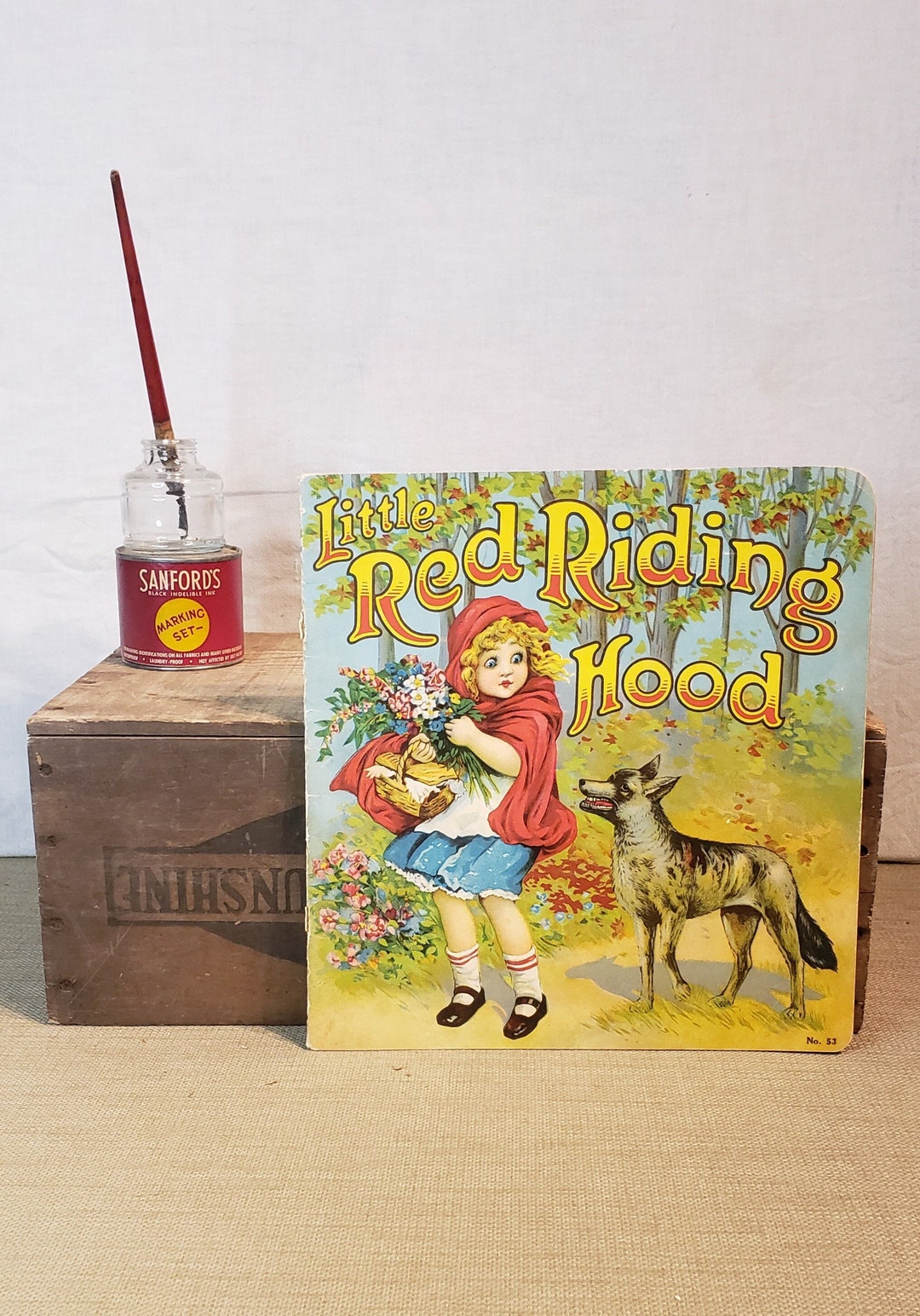 Little Red Riding Hood ~ Vintage Soft Cover Children's Book ~ Verses by ...