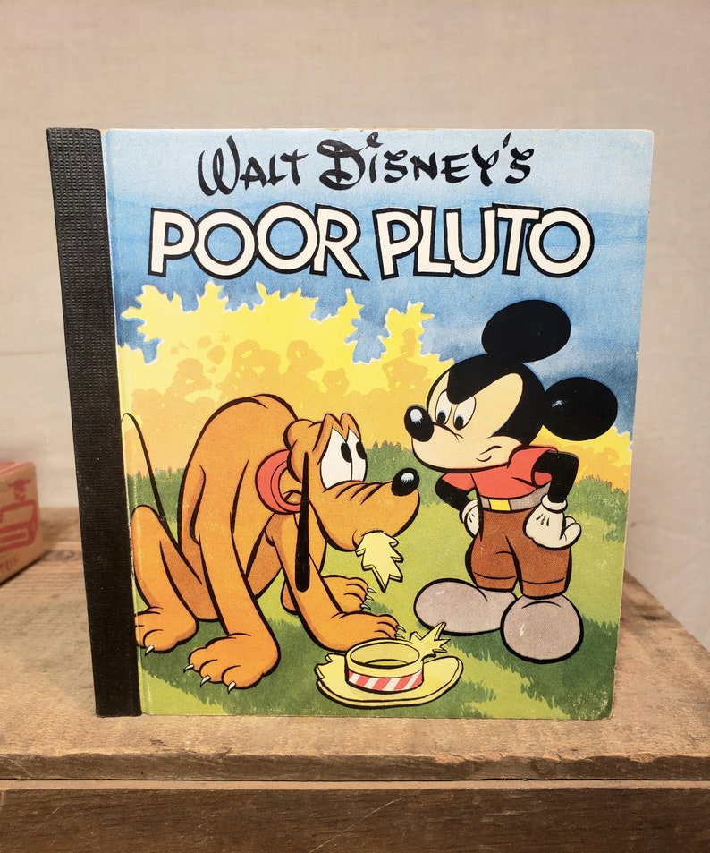 Walt Disney's POOR PLUTO ~ Vintage Book ~ 1948 - Etsy