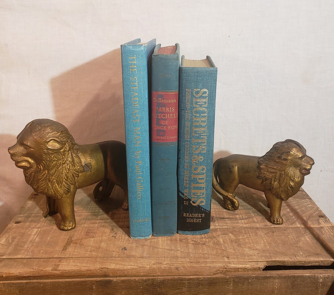 Set of 3 Vintage Turquoise Book Stack Turquoise Book Bundle Turquoise ...