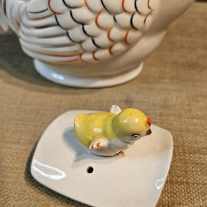 Vintage Unusual RARE Rooster Teapot, Hen Sugar Bowl and Rooster Creamer ...