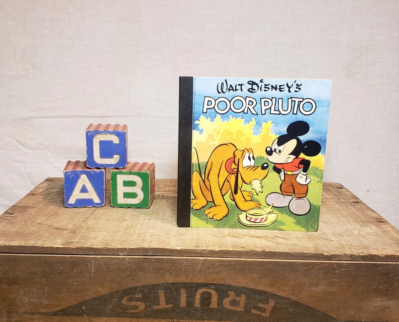 Walt Disney's POOR PLUTO ~ Vintage Book ~ 1948 - Etsy