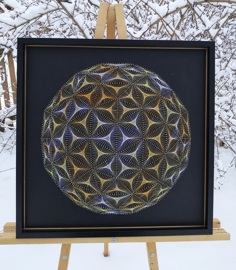 String Art Mandala flower of Life, String Mandala, String Art Artist, String Art for Sale ...