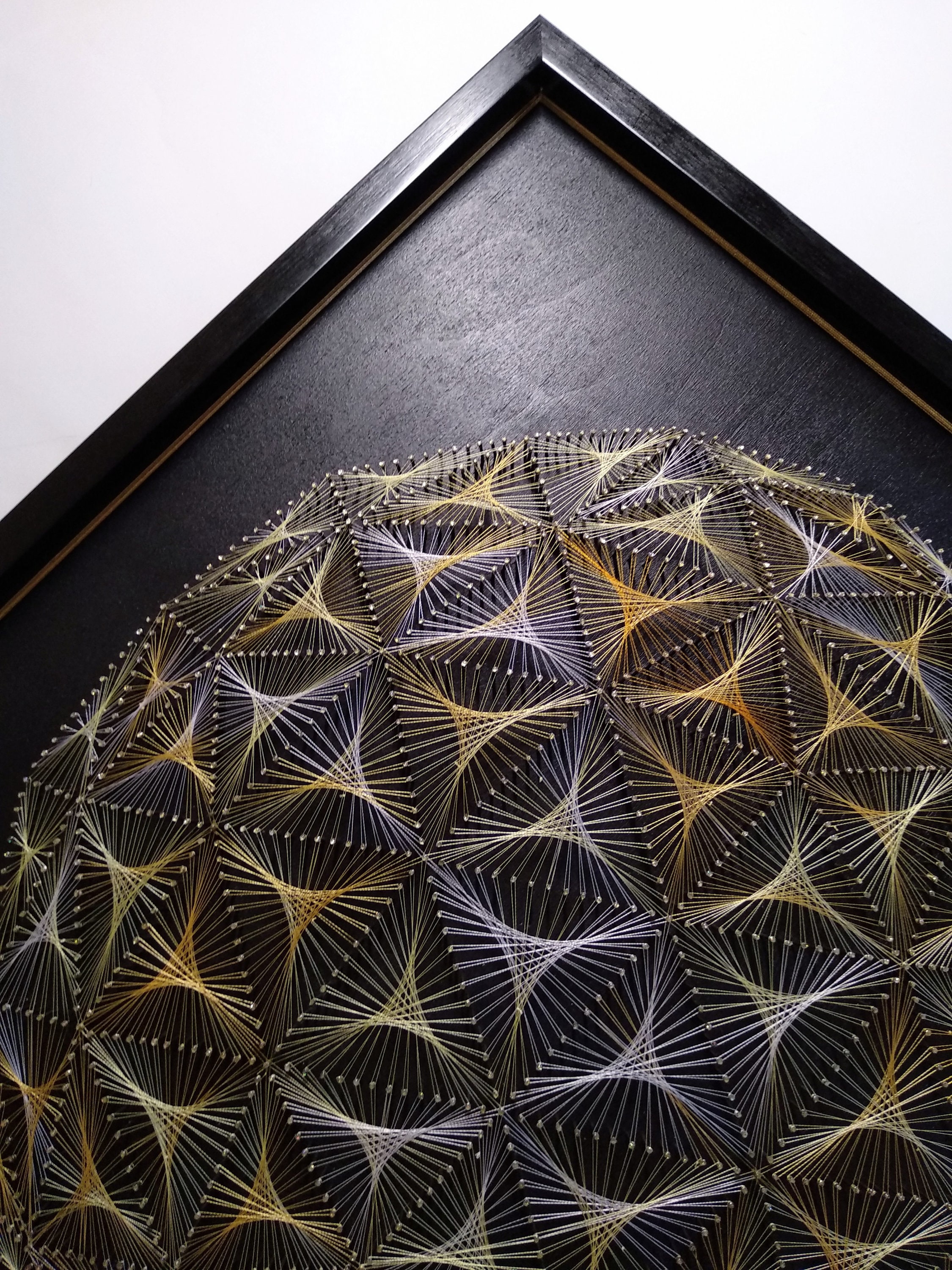 String Art Mandala flower of Life, String Mandala, String Art Artist ...