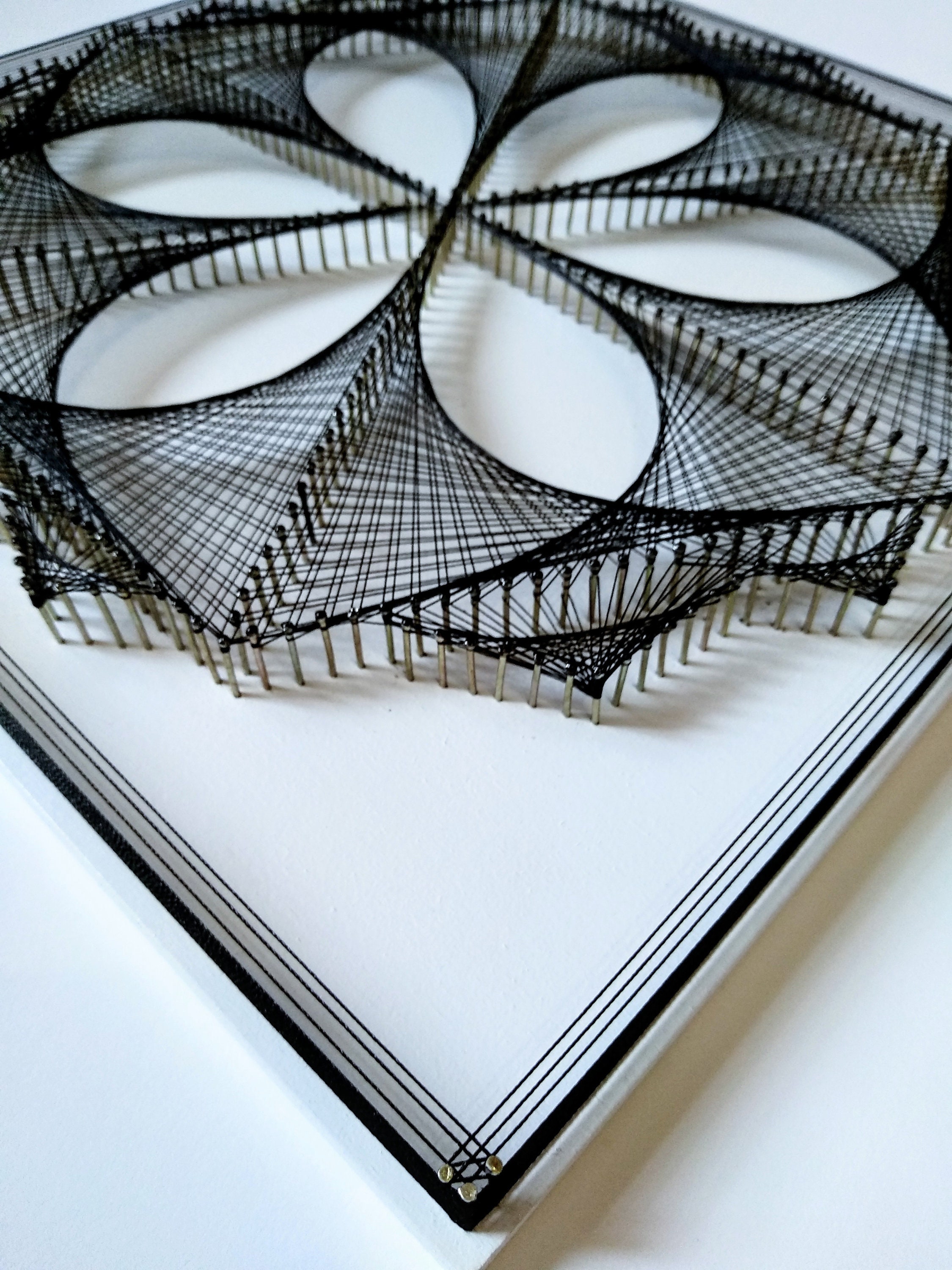 3d String Art String Art for Sale String Wall Art Wood Nail - Etsy