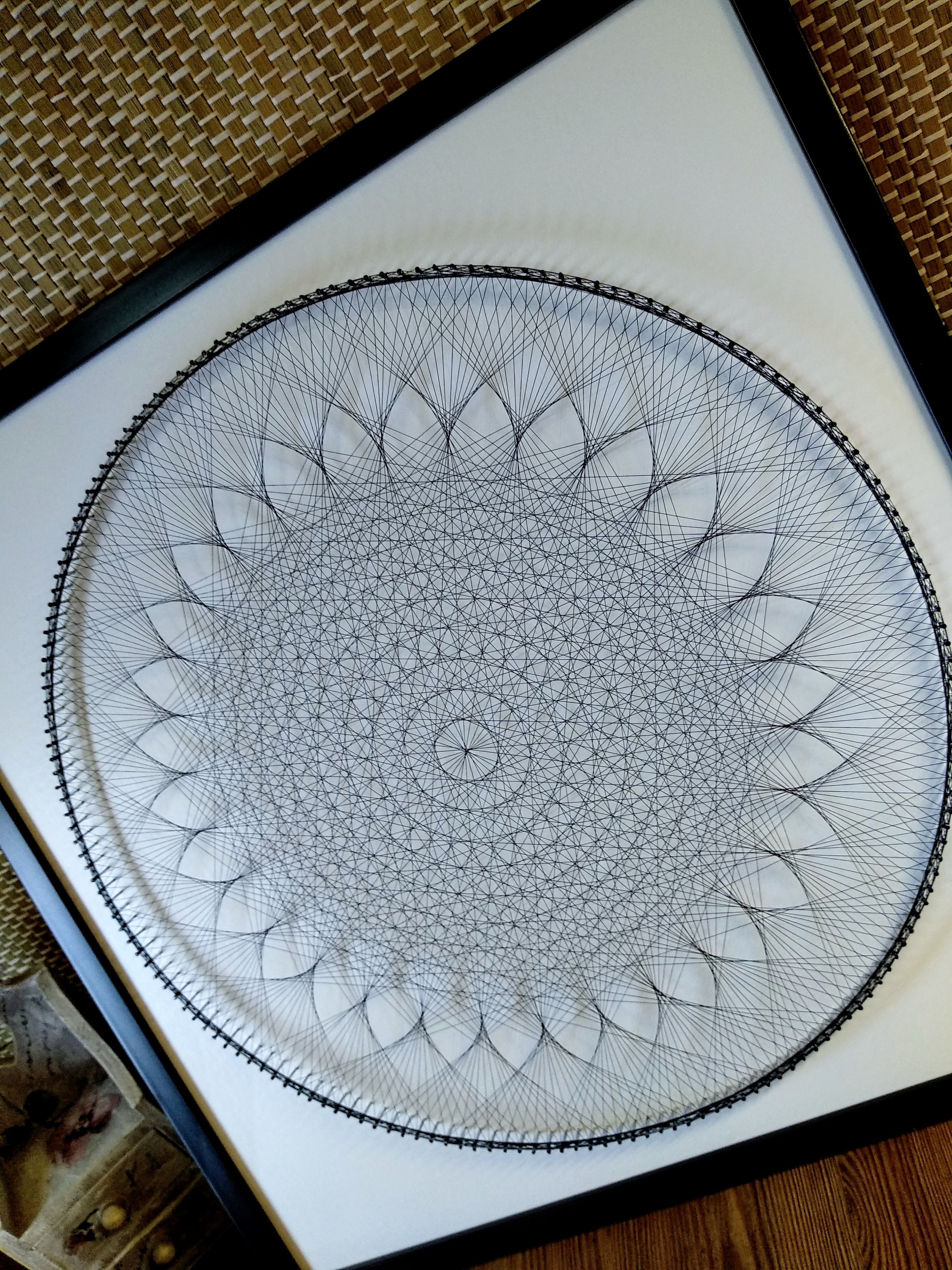 Mandala String Art, String Art for Sale, Wall Art, 3d String Art ...
