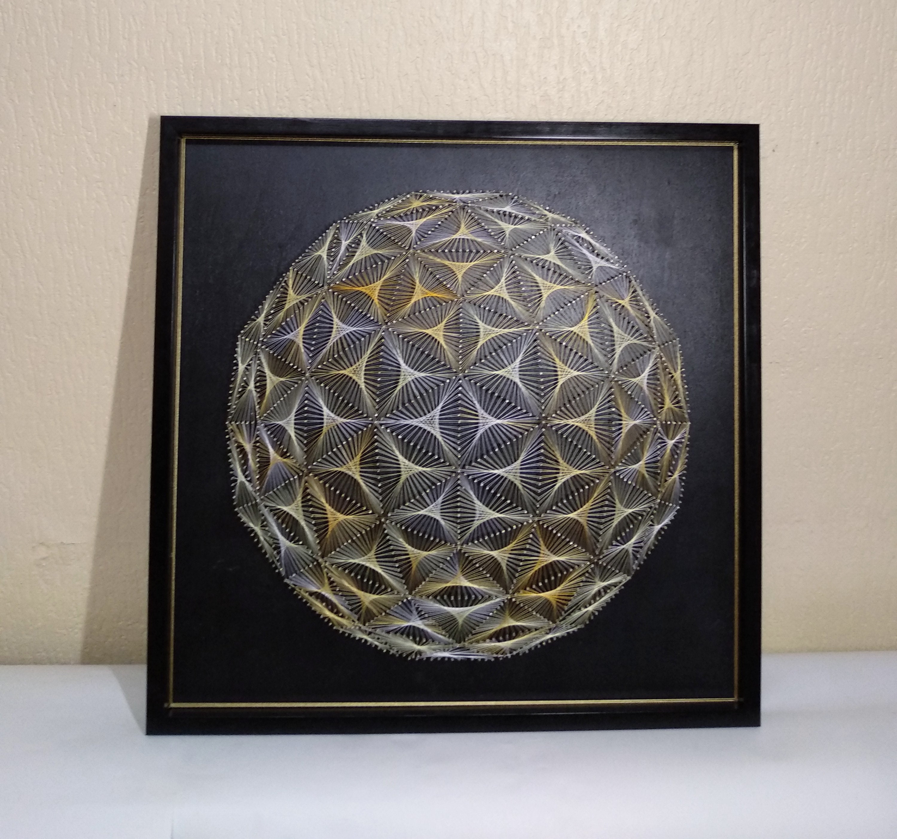 String Art Mandala flower of Life, String Mandala, String Art Artist, String Art for Sale ...