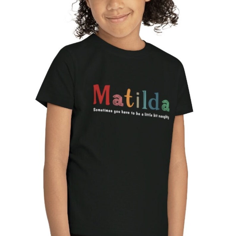 Matilda the Musical Inspired, Kids Softstyle Short Sleeve T-shirt ...