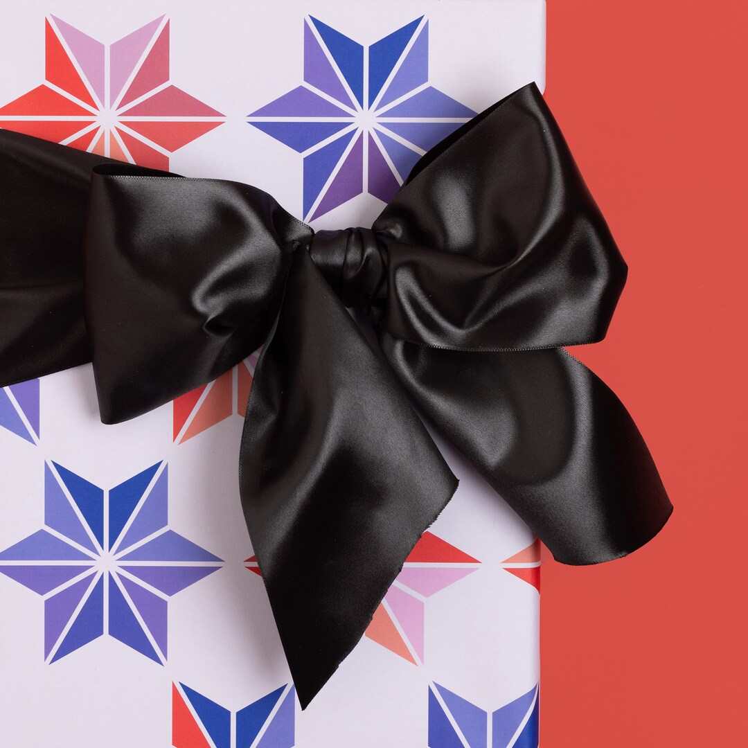 Extra Wide Black Satin Ribbon 100mm - Etsy