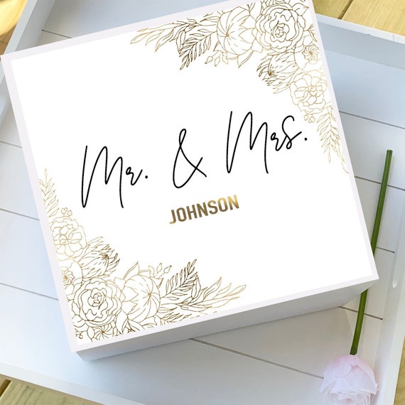 Couple Gift Box Engagement Box Congratulations Box Wedding - Etsy