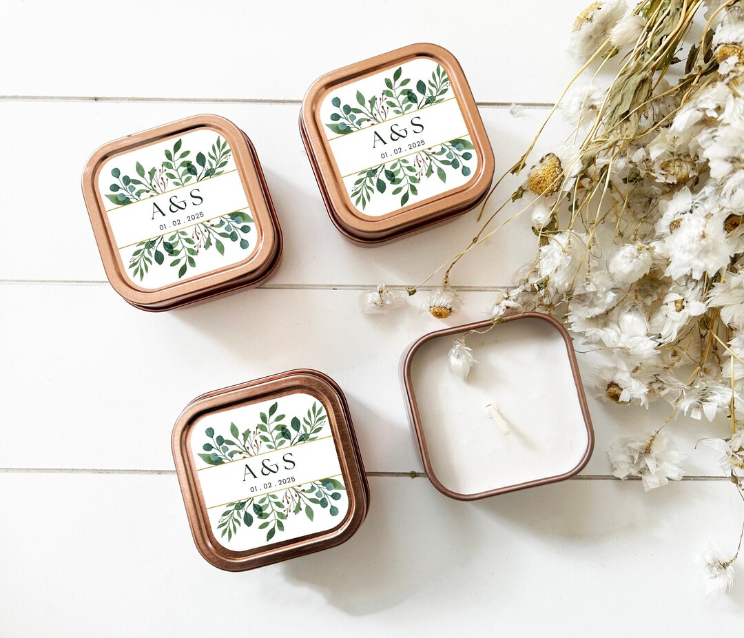 Wedding Candle Favor Wedding Celebration Candle Favor - Etsy