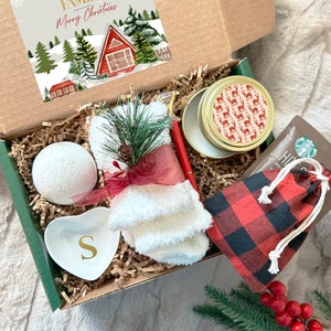 Christmas Gift Hamper for Her/ Coffee Mug and Socks Gift Basket ...