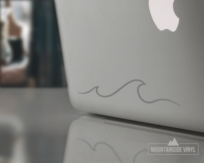 Ocean Wave Vinyl Decal Vinyl Sticker Wave Decal Ocean | Etsy