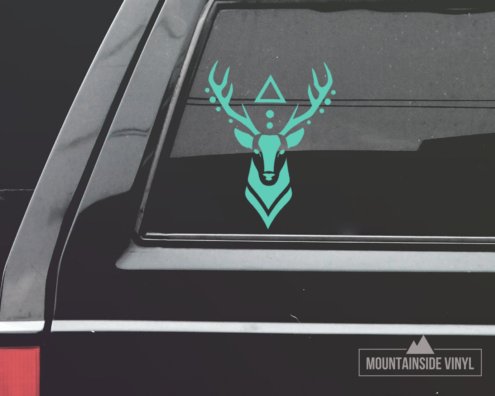 Deer Vinyl Decal Deer Head Water Bottle Decal Truck Decals | Etsy
