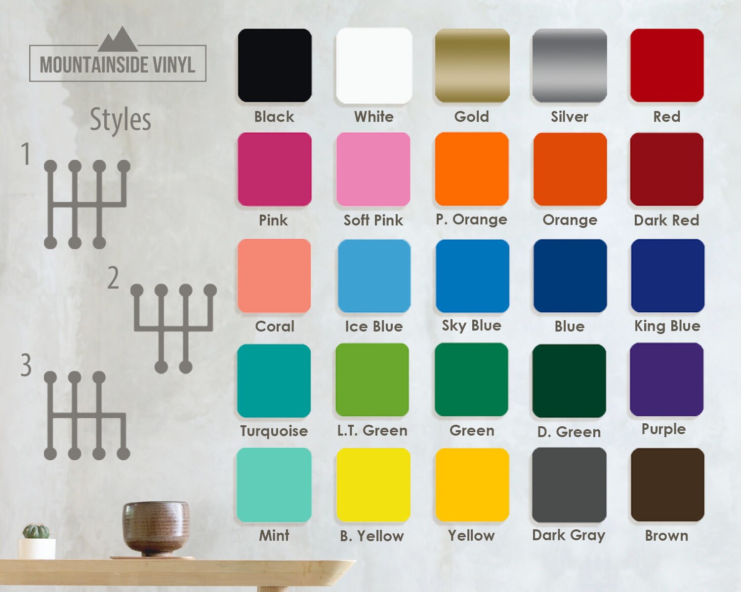 Shift Pattern Vinyl Decal Stick Shift Sticker Gear Shift - Etsy