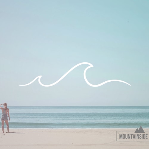 Ocean Wave Vinyl Decal Vinyl Sticker Wave Decal Ocean | Etsy