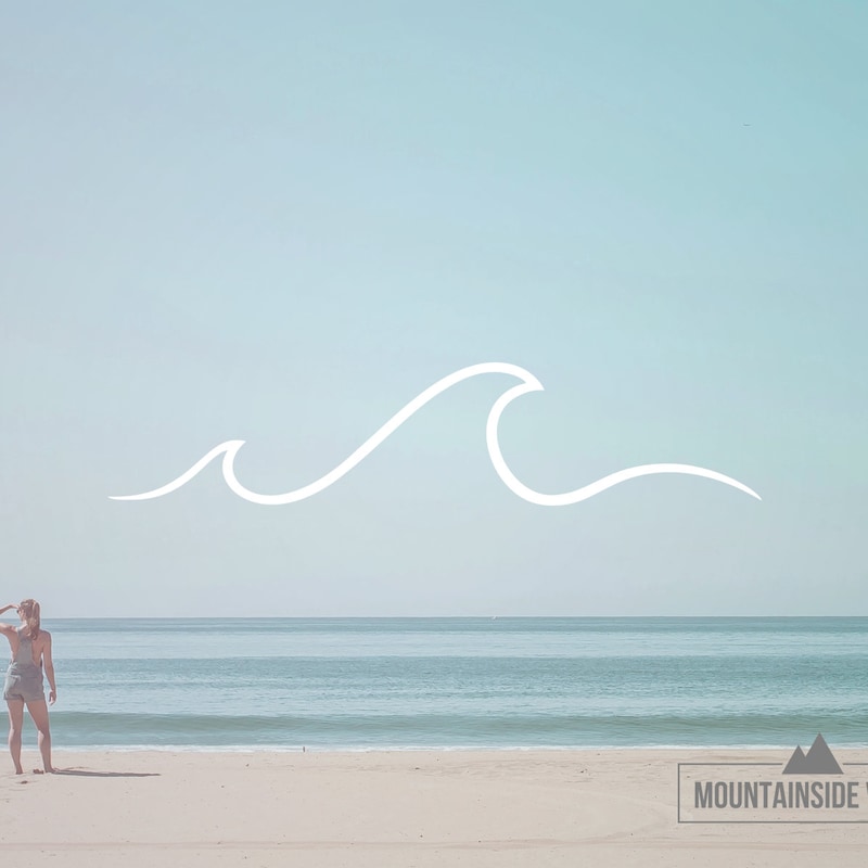Beach Wave Car Decals - Etsy