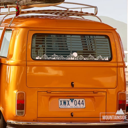 Mountain Range Vinyl Decal Van Life Mountain Laptop - Etsy