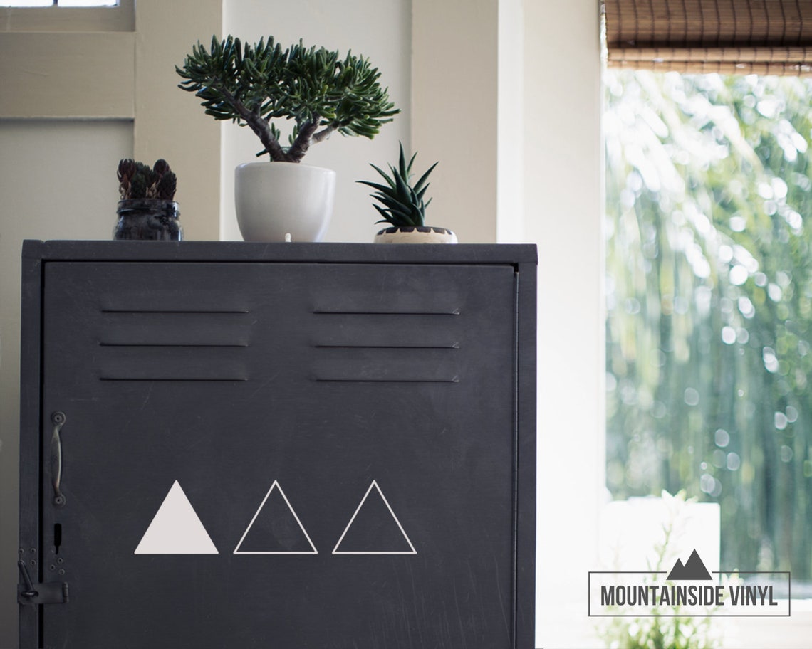 Family/friend Triangle Set - Friendship Group Sticker, Family Car Decal ...