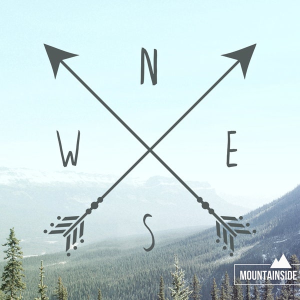 Arrow Compass - Etsy