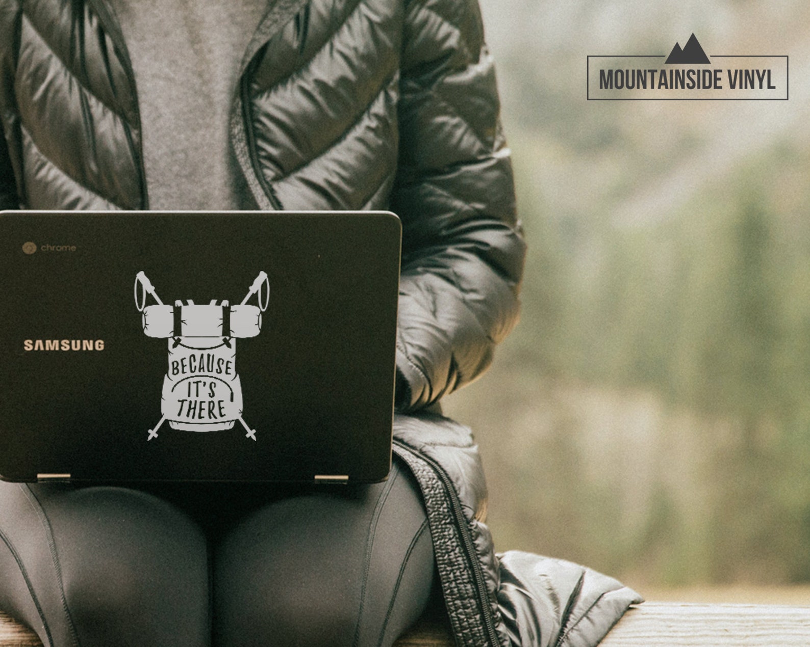 Backpacking Vinyl Decal Hiking Sticker Adventure Awaits - Etsy