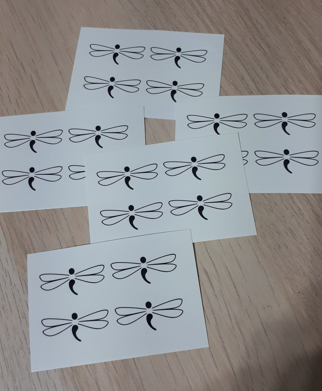 20 Oops Dragonfly Tattoos / Temporary Tattoos / Semicolon / Dragonfly ...